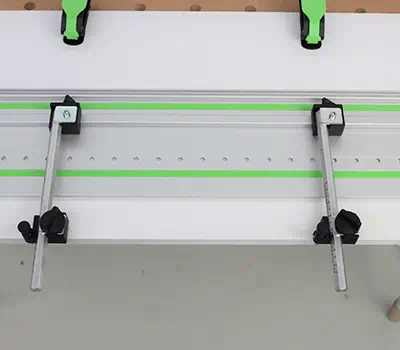 Como criar filas de orifícios com a tupia da Festool