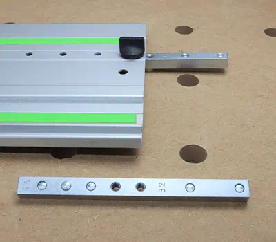 Como criar filas de orifícios com a tupia da Festool